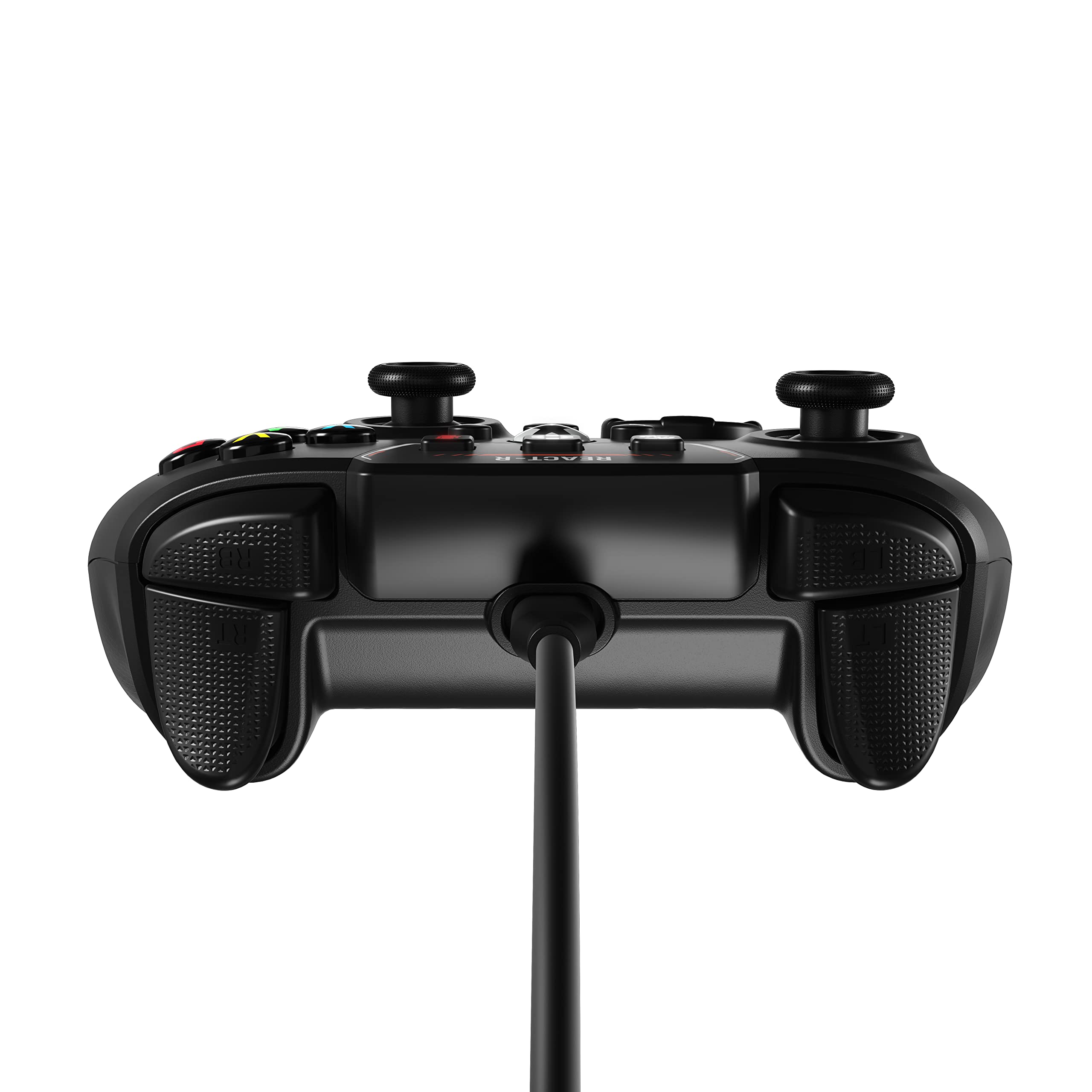 Turtle Beach REACT-R Controller Wired Game Controller – Licensed for Xbox Series X & Xbox Series S, Xbox One & Windows – Audio Controls, Mappable Buttons, Textured Grips - Black (Renewed)