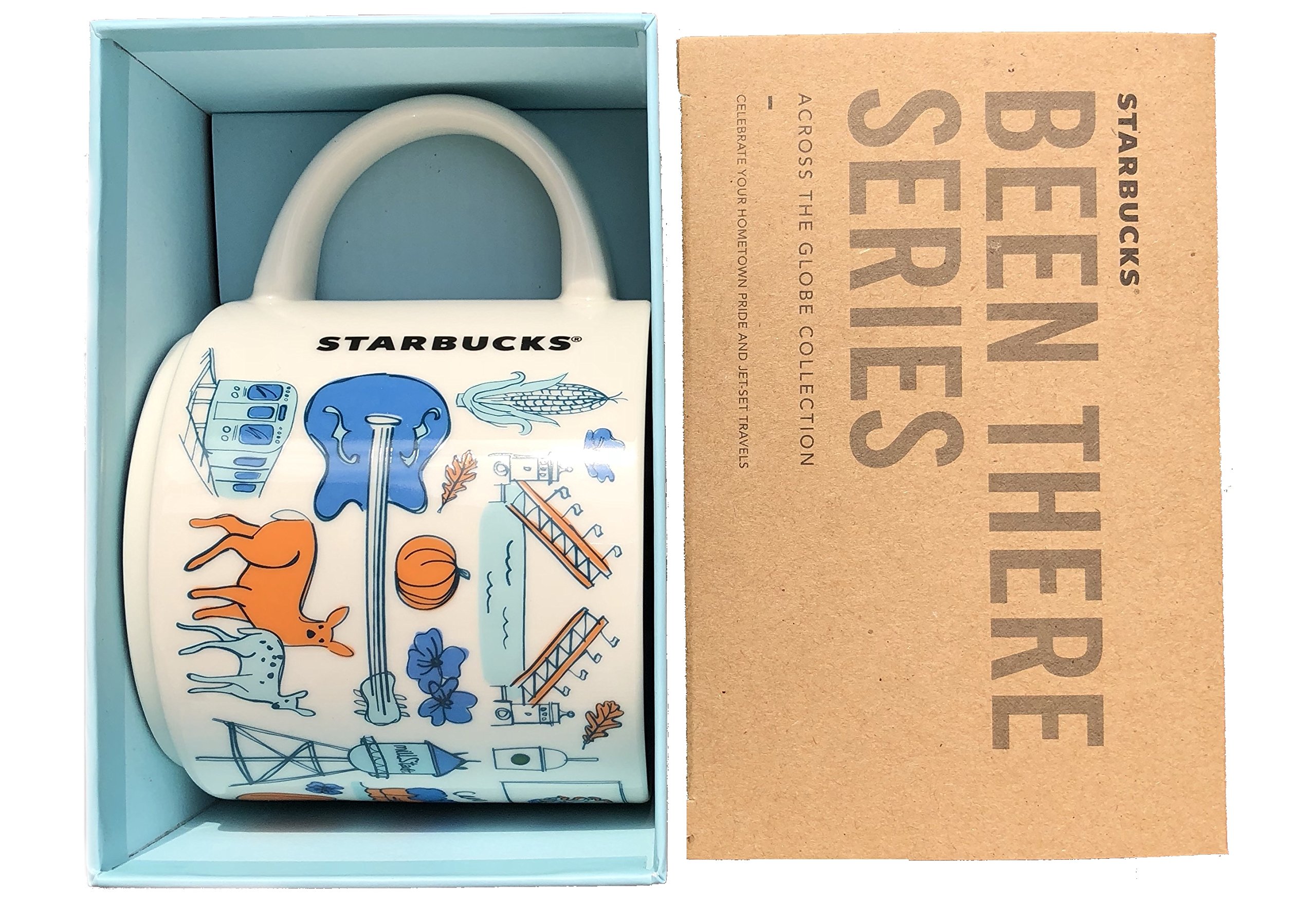 Starbucks Been There Series Collectible Coffee Mug (Illinois),14 ounce