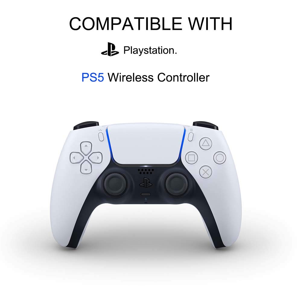PS5 DualSense Controller Charger, Aosai Playstation 5 Controller Charger Charging Docking Station Stand.Dual USB Fast Charging Station & LED Indicator for Sony PS5 DualSense Controller (Black)