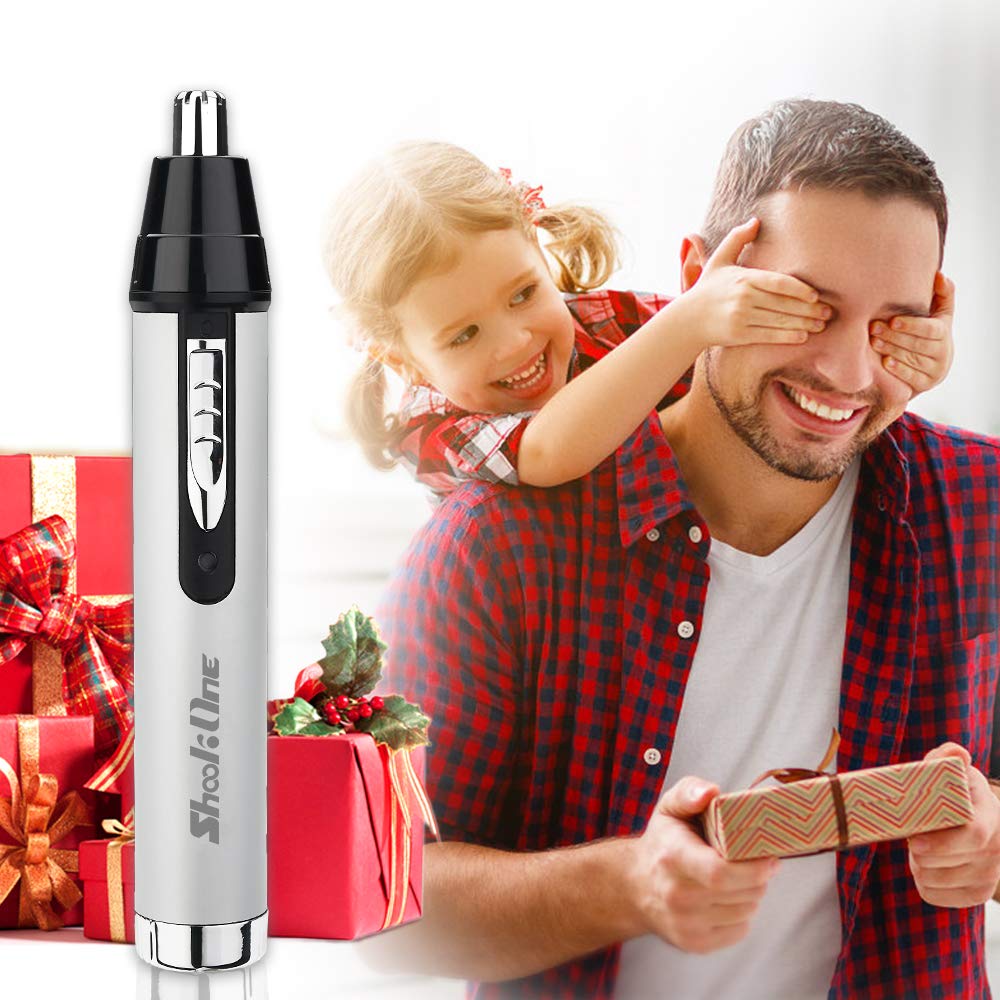 Nose Ear Hair Trimmer for Men Electric Trimmer Eyebrow Sideburns Men 4 in 1 Grooming Kit, USB Rechargeable, Waterproof, Eco-/Travel-/User-Friendly