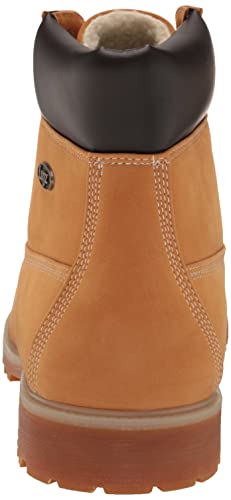 Lugz mens Convoy Fleece Winter Boot, Golden Wheat/Bark/Tan/Gum, 8.5 US