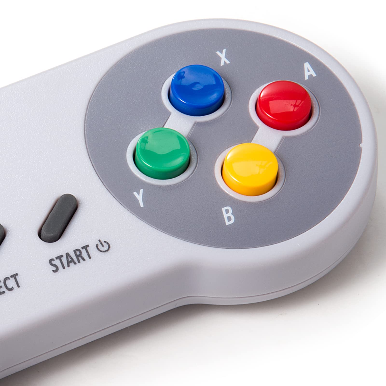 MODESLAB USB SNES Controller,Retro 2.4GHz Wireless Rechargeable Classic SNES PC USB Gamepad for Windows PC MAC Linux Raspberry Pi