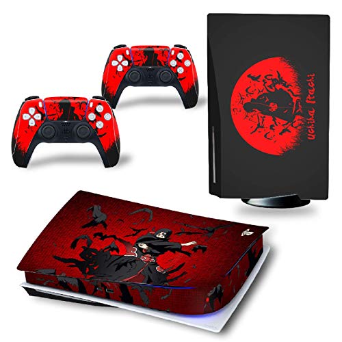PS5 Skin for NarutoThis PVC Water-Proof StickerTo Protect The Playstaion 5 Disk Console and 2 Controllers Surfaces