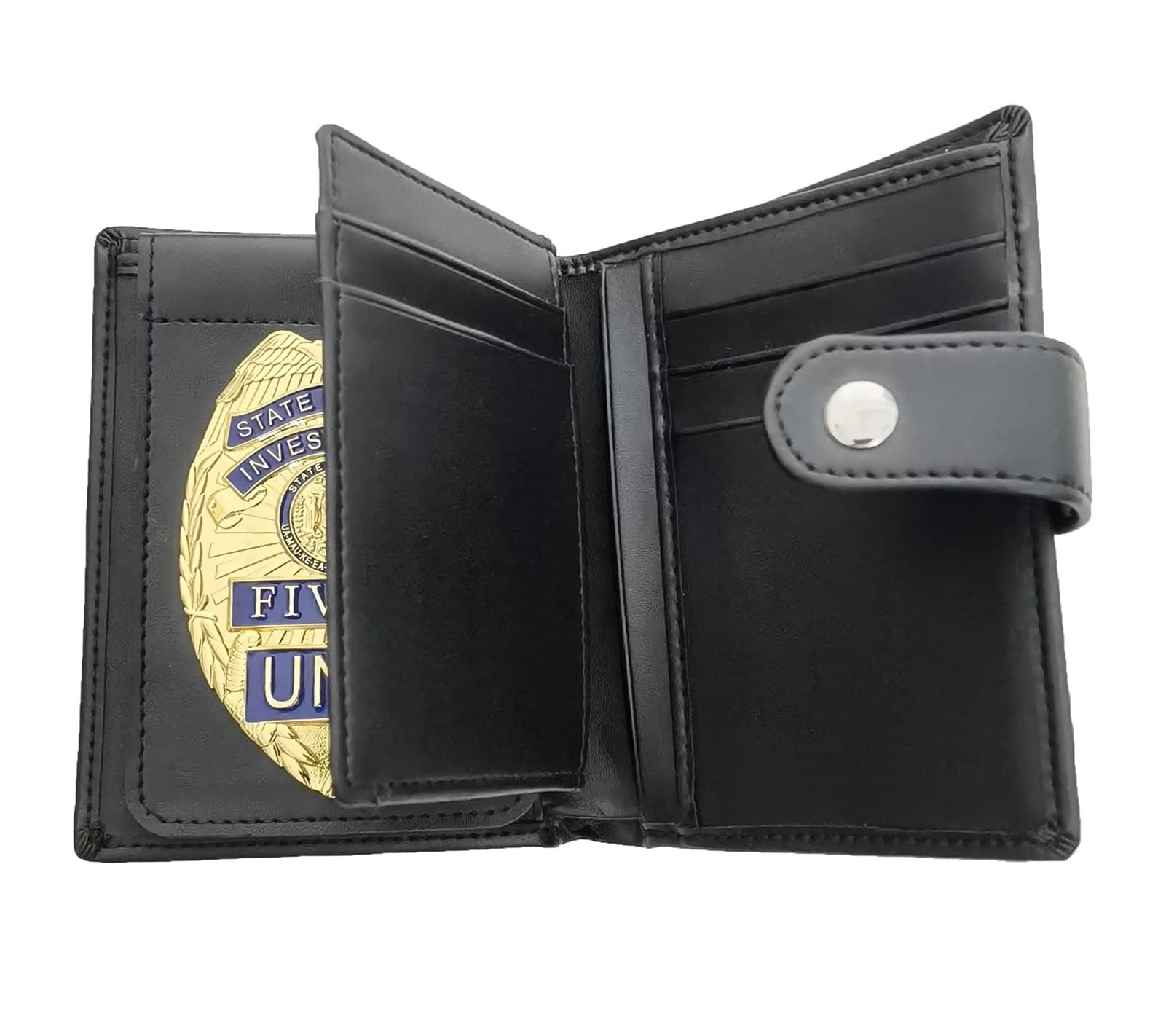 Roytil American Hawaii Five-0 Heaven Enforcer Badge and Multi Layer Multifunctional Wallet (Color : Unit)