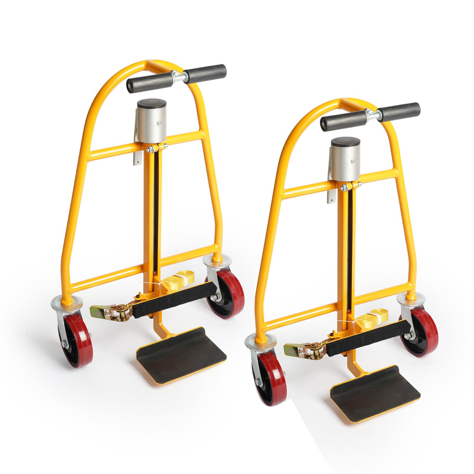 Manual Furniture Mover Equipment (Set of 2),Heavy Duty Moving Dolly, 1300 lbs Capacity, 12" Lift Height.