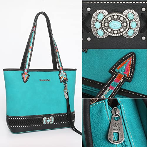 Montana West Concho Collection Western Purse Concealed Carry Totes Large Handbag for Women