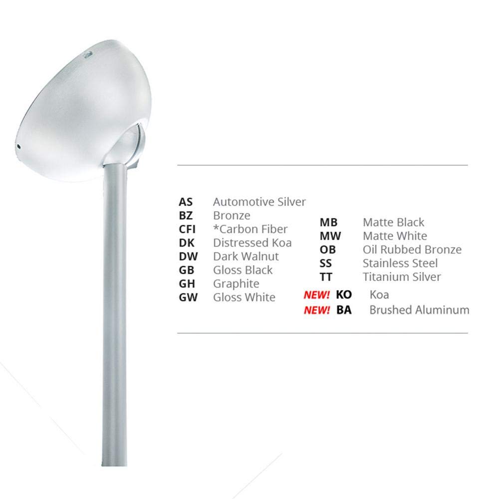 Modern Forms Ceiling Fan Slope Ceiling Kit for Slopes up to 45 Degrees in Brushed Aluminum Smart Fans