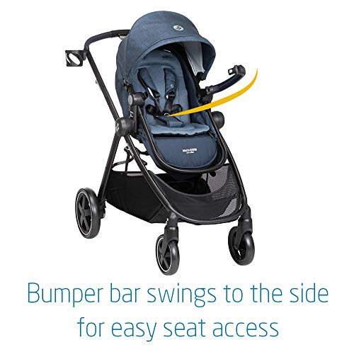 Maxi-Cosi Zelia Max 5-in-1 Modular Travel System, Nomad Blue