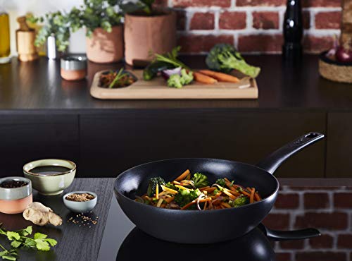 Tefal 28cm Wok Pan, Unlimited ON, Non- Stick Induction, Aluminium, Exclusive