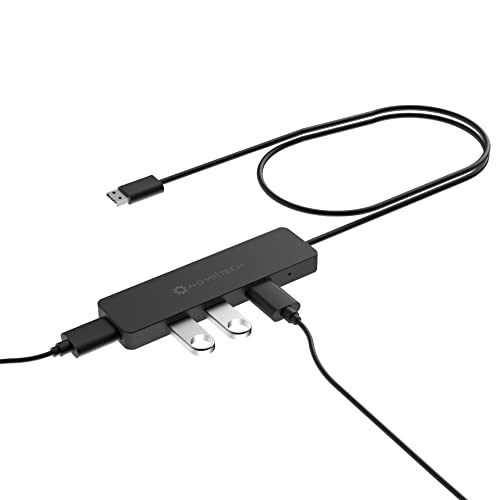 NOV8Tech USB C Hub Adapter for MacBook Air M1 Gold 2022/2021-2018, Mac Air USB Thunderbolt 3 Multiport Adapters with 4K HDMI, Gigabit Ethernet, TB3 100W PD, SD 4.0 UHS-II & MicroSD Reader, 2X USB 3.0