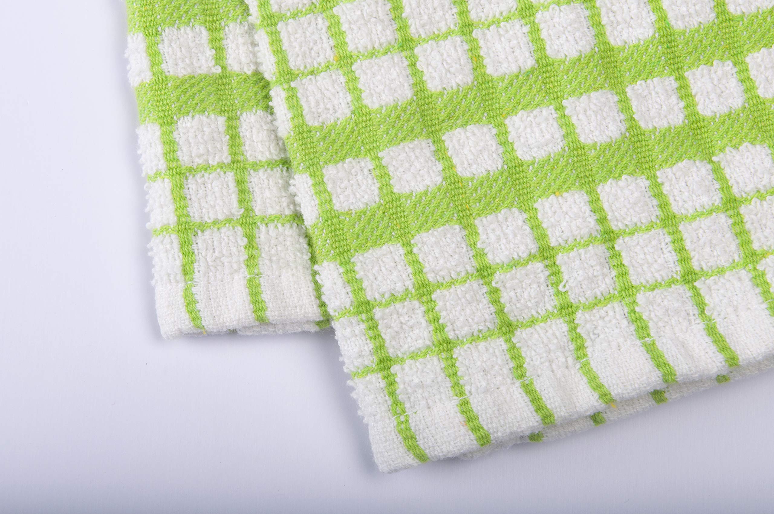 Neolino Terry Kitchen Towels, 100% Cotton Kitchen Dish Towels, Set of 12 (15 x 25 Inches)-400 GSM - Absorbent Kitchen Towels perfect for Every Day Use - Multi Coloured