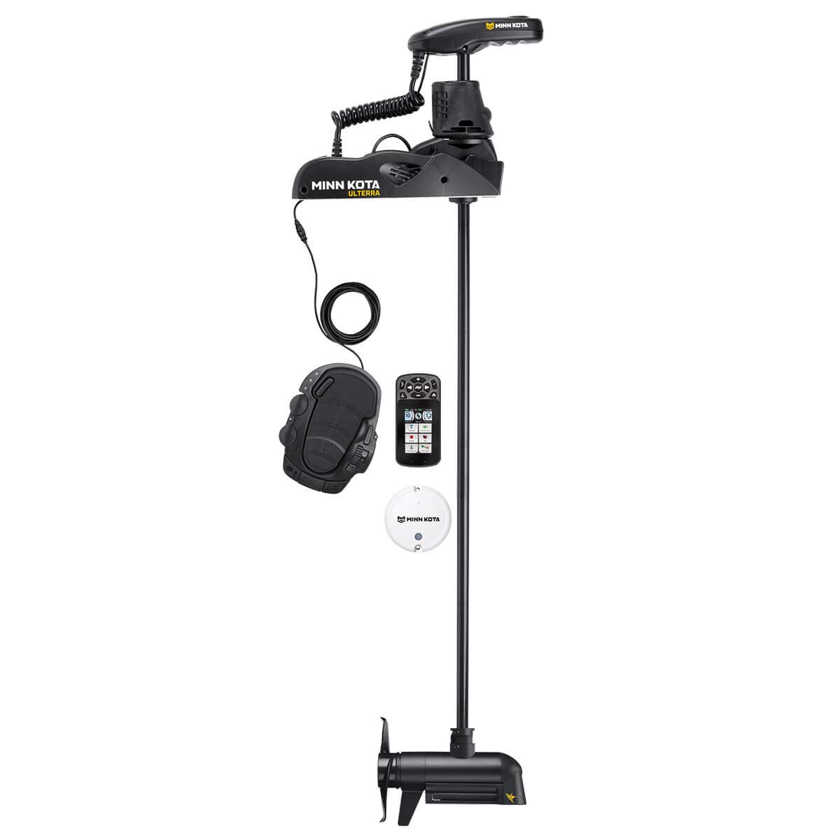 Minn Kota 1358996 Ulterra Freshwater Electric-steer Bow-Mount Trolling Motor with MEGA Down/Side Imaging & i-Pilot Link GPS, 112-lbs Thrust, 72" Shaft