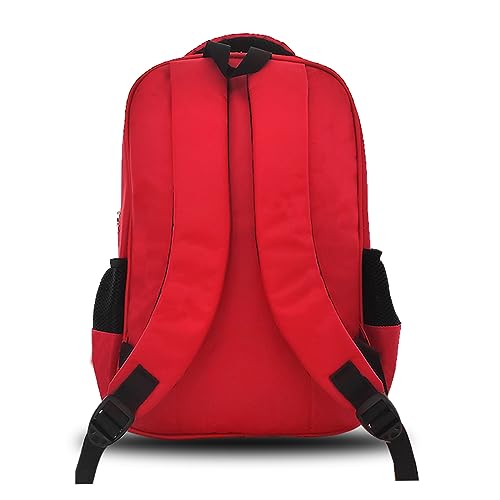 Rafaelle Toddler School Backpack 3D Comic Elementary Student Schoolbag Waterproof Lightweight Kids Bookbags for Boys Girls (L, RED WED)