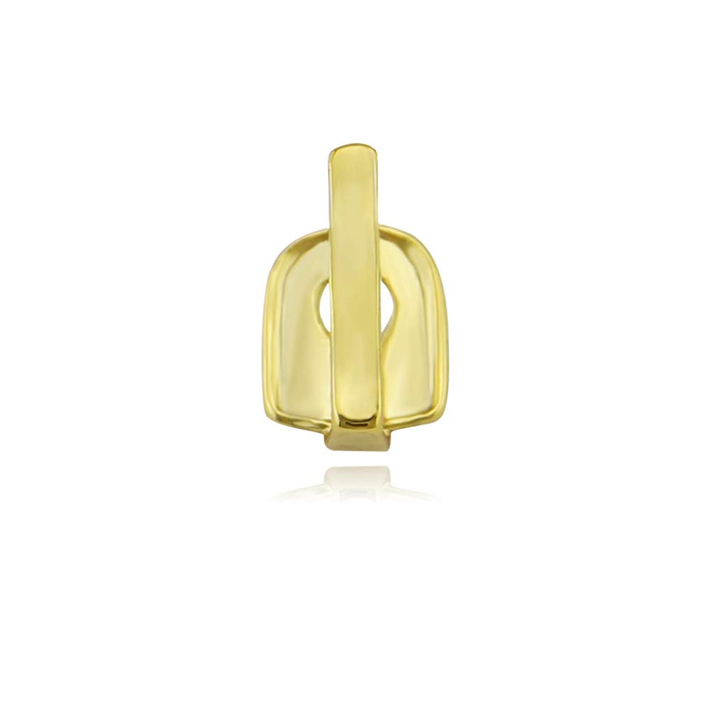Psivika Gold Plated Single Tooth Top or Bottom Teeth Single Hip Hop Grills (Gold)
