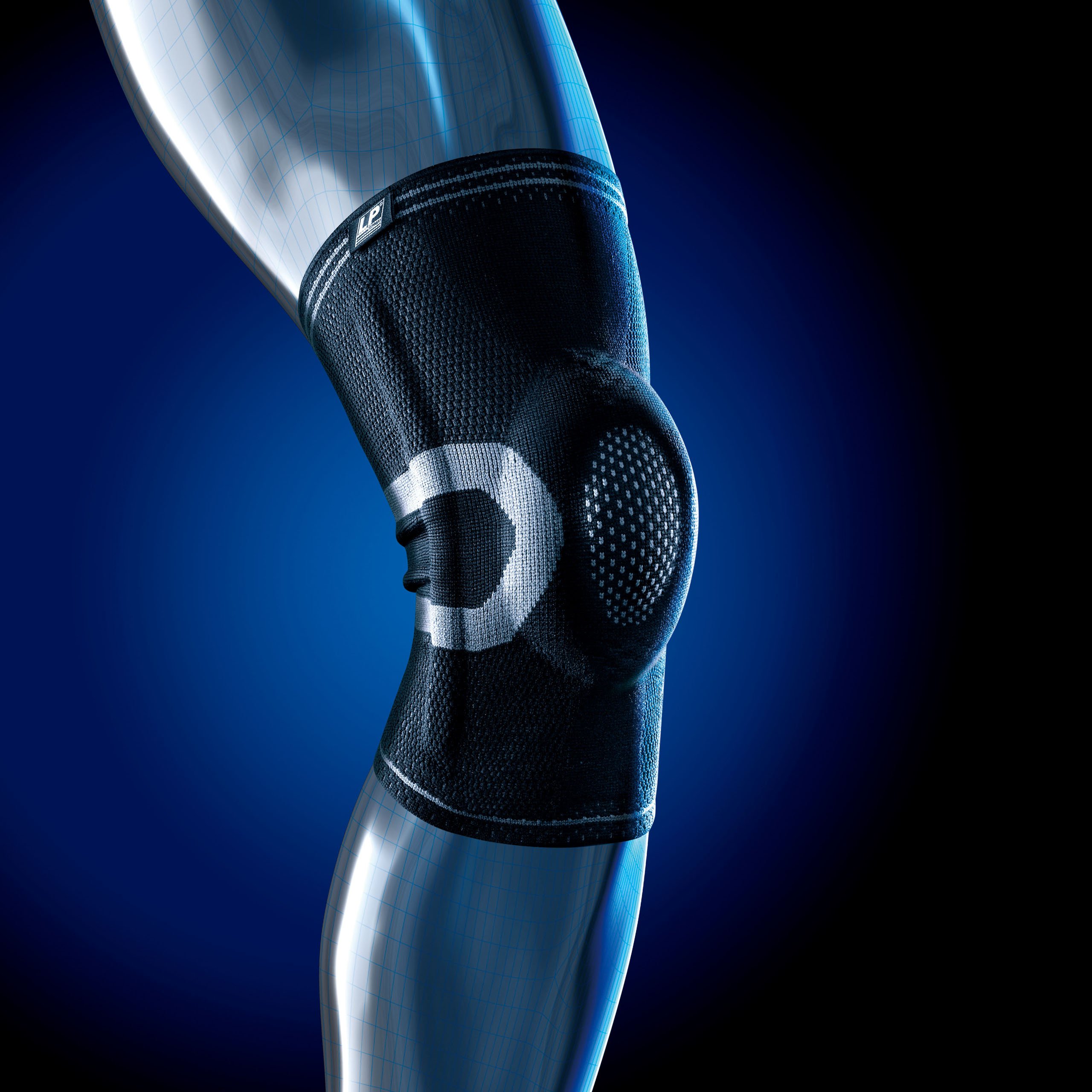 LP X-TREMUS Pro-Athlete Knee Brace - for injury prevention & support, Medium