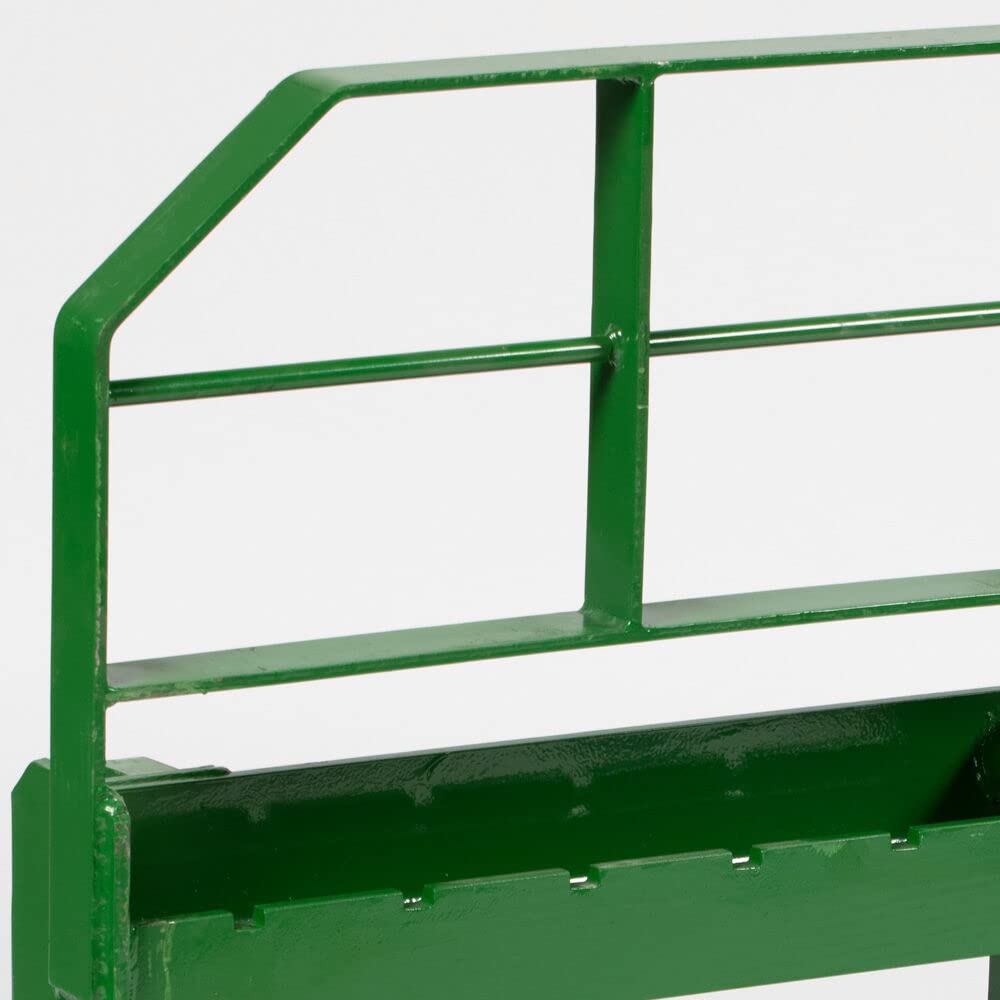 Titan Attachments HD Pallet Fork Attachment with 42in Fork Blades, Rate 4,500 LB, Fits John Deere Global Euro Loaders