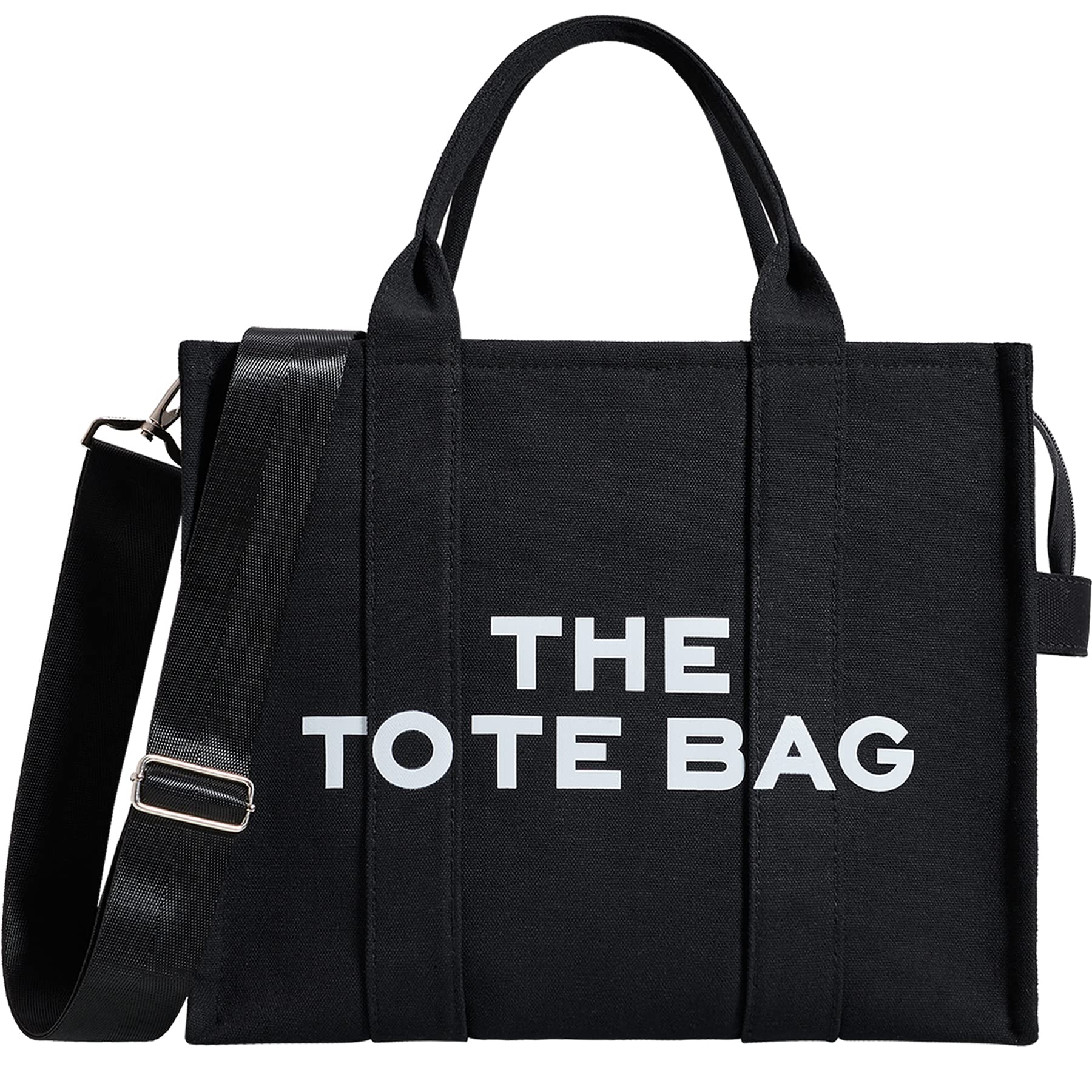 Ocebay The Medium Tote Bag for Women or Men - Bag The Popular of Classic Elements for Years to Come, Black