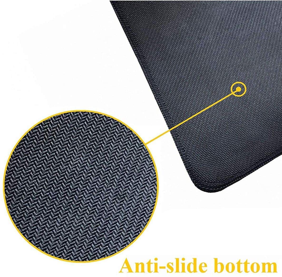 Professional Gaming Mouse Pad Poro, Mousepad Non-Slip Rubber Base Mouse Mat, 4mm Thick Glowing Keyboard and Mouse Combo Pad, Computer & Laptop Mouse pad 11.8" x 23.6"