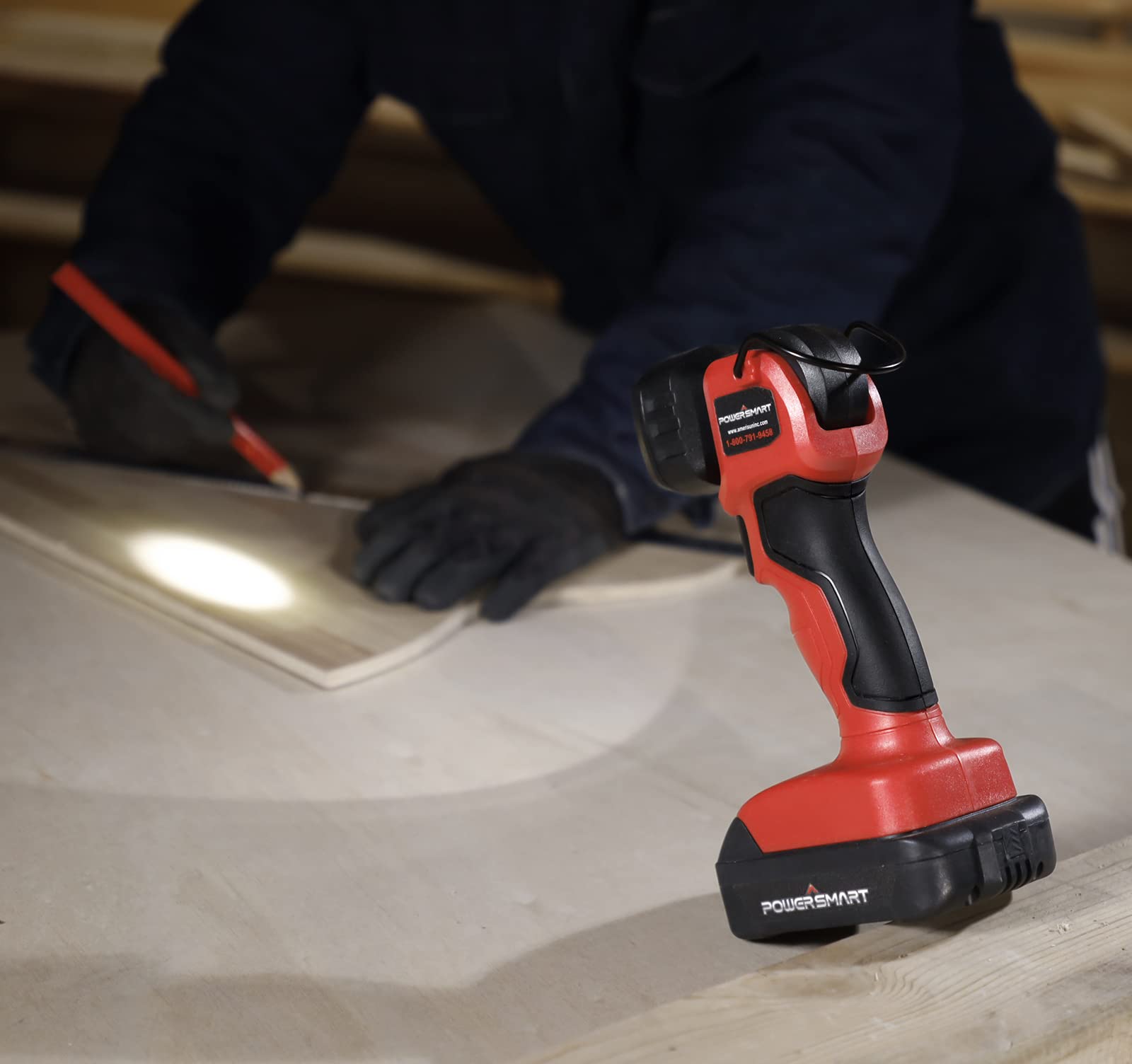 PowerSmart 20V Max Power Tool Combo Kits, Cordless Drill Set Compact Driver, Circular Saw, Reciprocating Saw, LED Flashlight, Saw Combo Kits With 2 Lithium-Ion Batteries included, 4-Tool