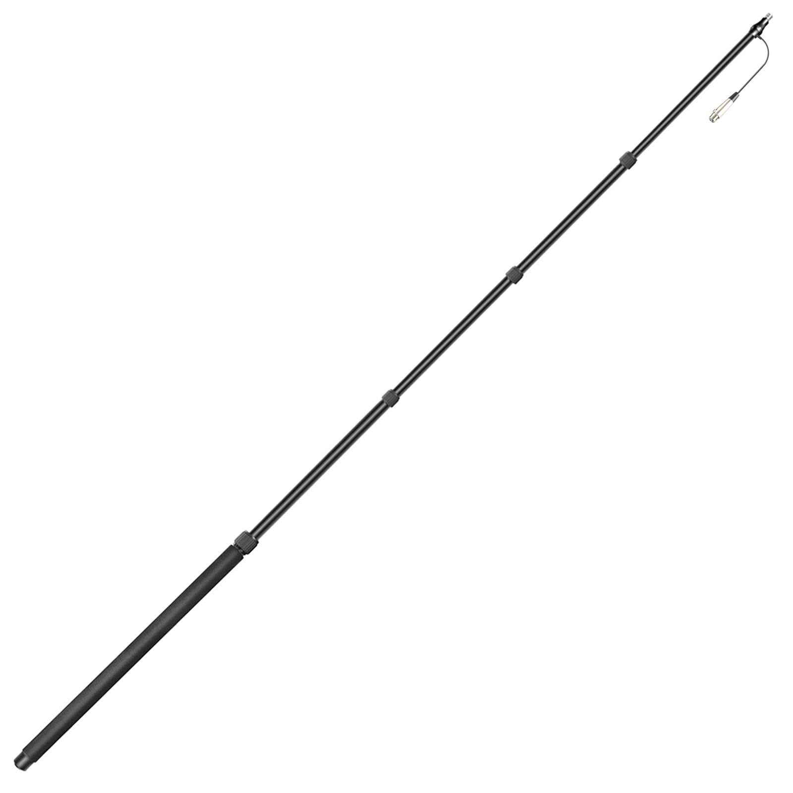 Neewer NW-088 Hand Pickup Arrow Arm with XLR Cable 5-Section Aluminum Pickup Arm with Foam Handles and Turning Locks for Micro Zoom, Adjustable Length from 2.82" to 9.88"