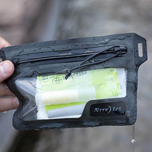 Nite Ize Runoff Waterproof Wallet, Tough Trusted Protection for Water Sports and Adventure Travel, Black