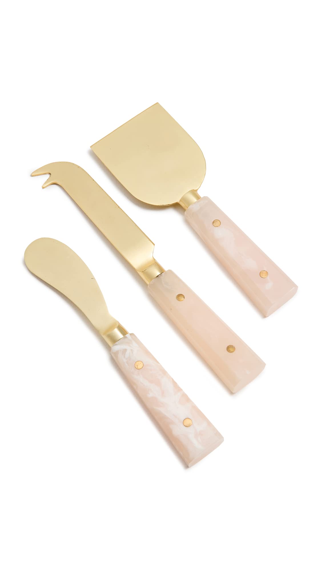 Tizo Design Women's 3-pc Cheese Set White, White, One Size