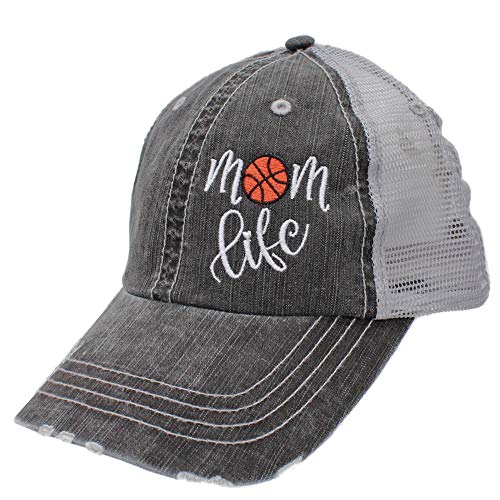 R2N fashions Momlife Women's Embroidered Mom Trucker Hats & Caps (Basketball)