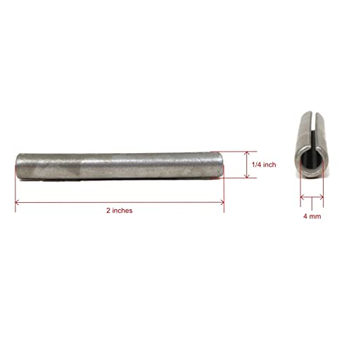 The ROP Shop | Heavy Duty Set of 2 Snowplow Stands with 1/4" x 2" Roll Pins for Western Enforcer Plow