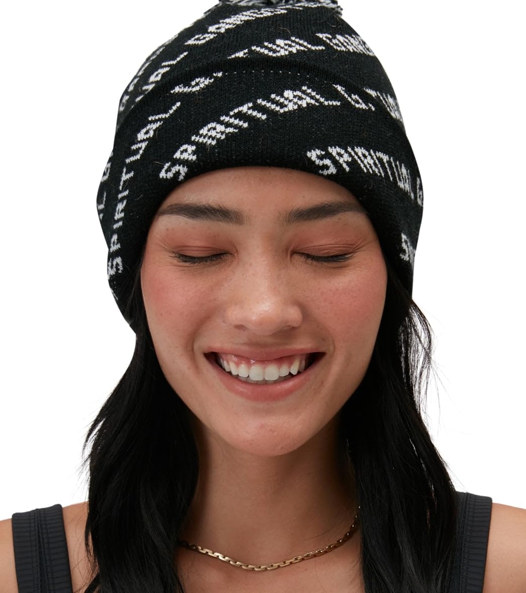 Spiritual Gangster Spiritual Pom-Pom Beanie Black One Size
