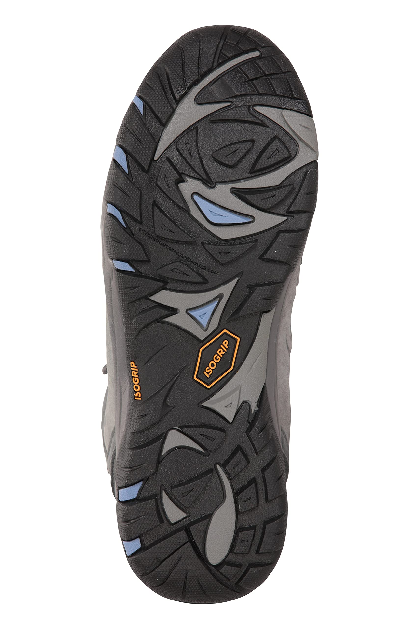 Mountain Warehouse Aspect Extreme Womens Waterproof IsoGrip Walking Boots Grey Womens Shoe Size 10 US