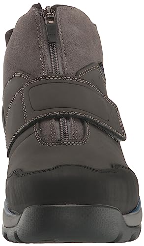Propét Men's Valais Hiking Boot, Grey/Blue, 12 X-Wide
