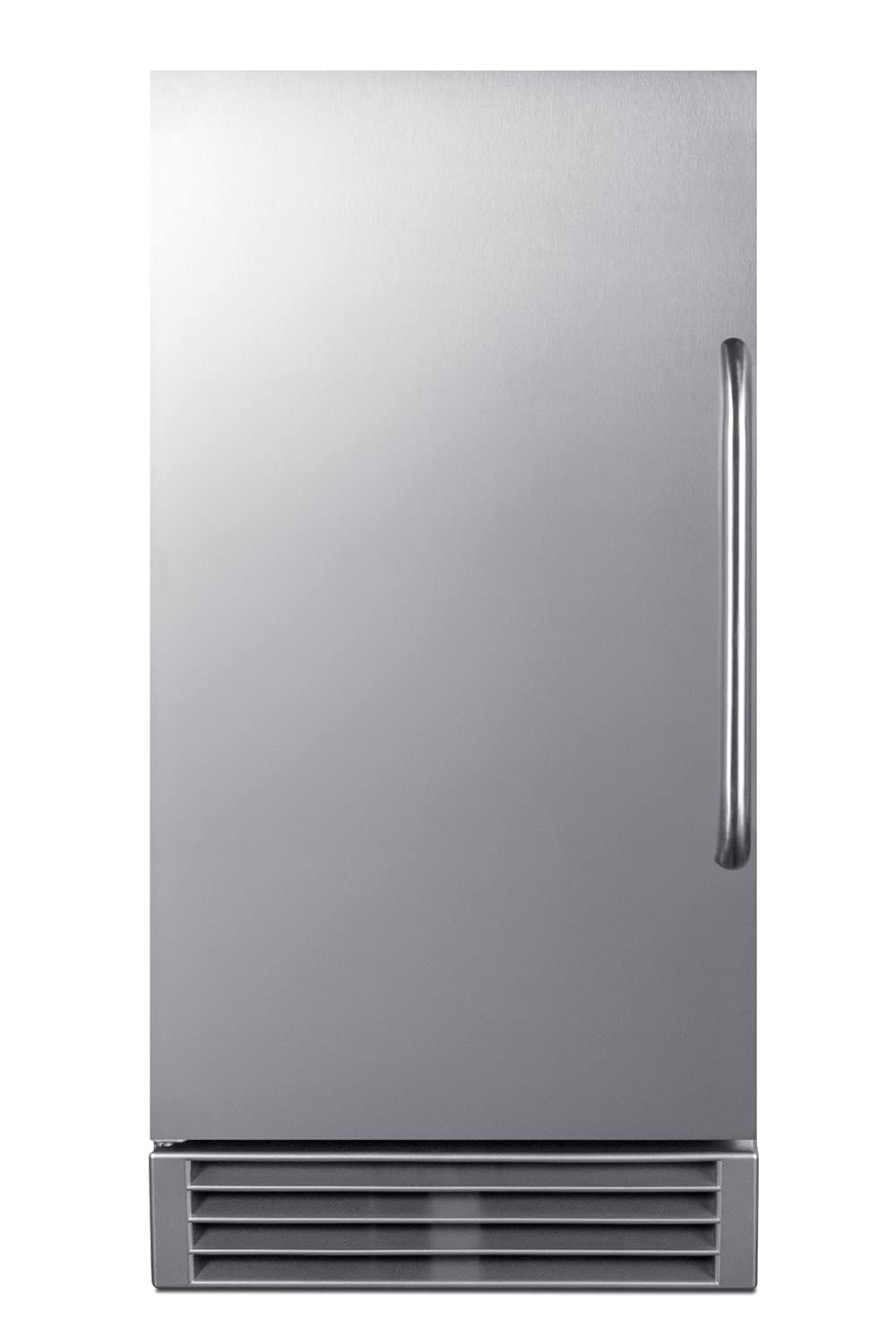 Summit Appliance BIM47OSADA Built-in Icemaker, ADA Compliant, Weatherproof Design, 50 lb Production Capacity, Automatic Defrost, Touch Control Panel, Interior Light, Leveling Legs, Built-in Pump