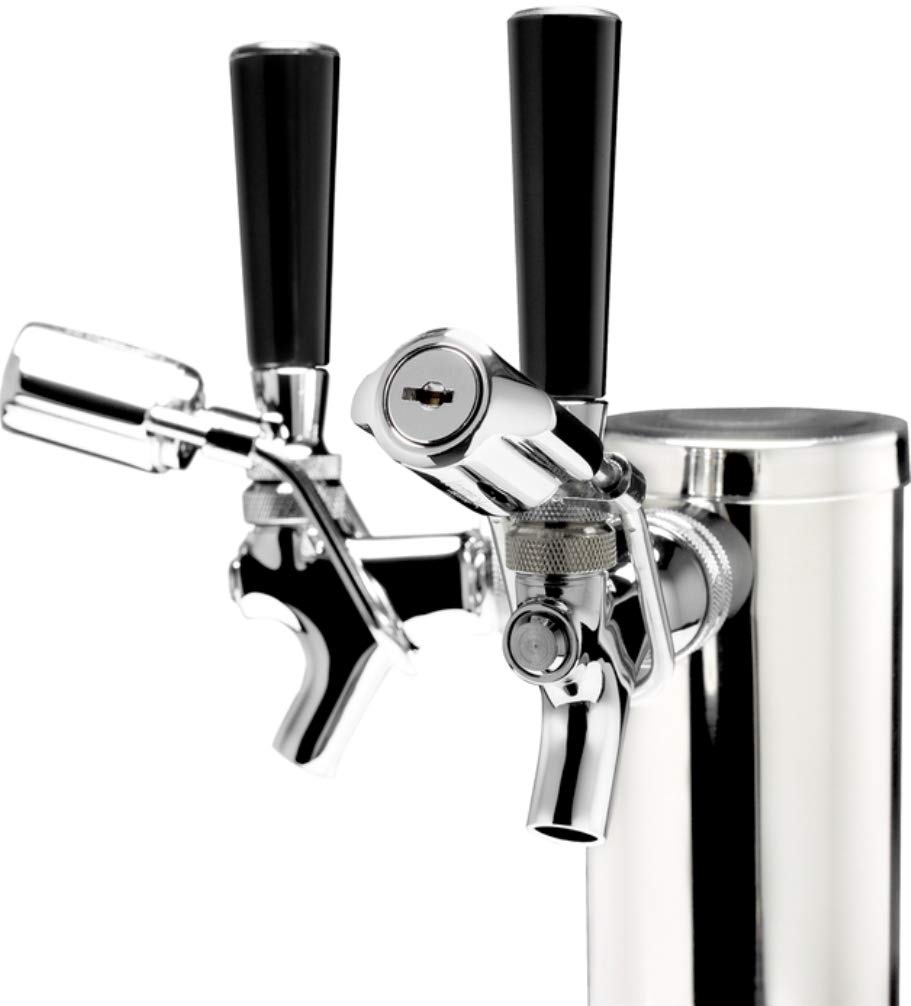 Summit Appliance TapLock Kegerator Tap Lock to Secure Standard Beer, Wine and Flat Coffee Draft Towers with Two Keys Included