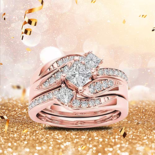 Ring Round Diamond Tw-i_st Ring Wedding Gift Accessory Rings Valenties Day Gift