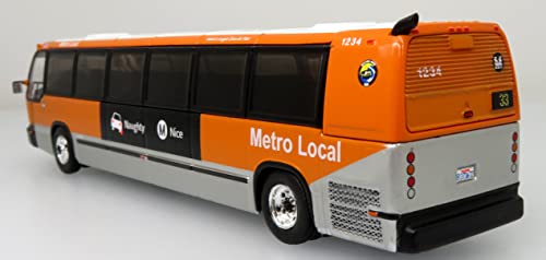 RTS TMC Transit Bus LA Metro-Los Angeles, California 1/87 Scale-HO Scale 5" Long Iconic Replicas