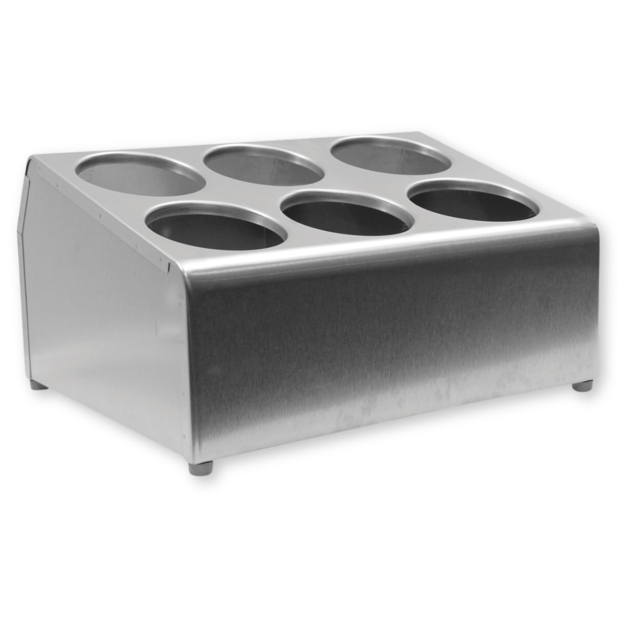 TableCraft Products 7062 Two-Tiered Flatware Cylinder Holder with 6 Holes