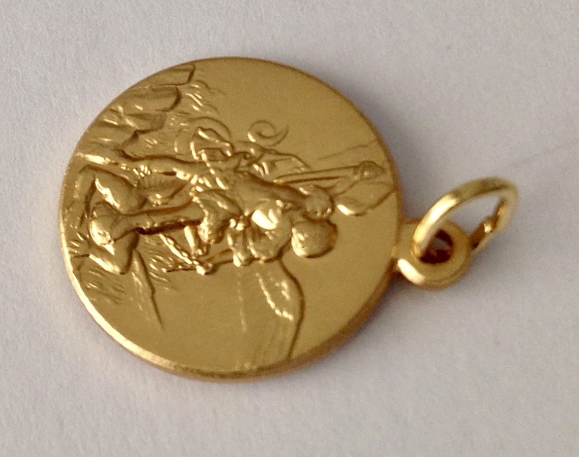 SAINT MICHAEL THE ARCHANGEL MEDAL - PATRON SAINT OF POLICE - 100% MADE IN ITALY