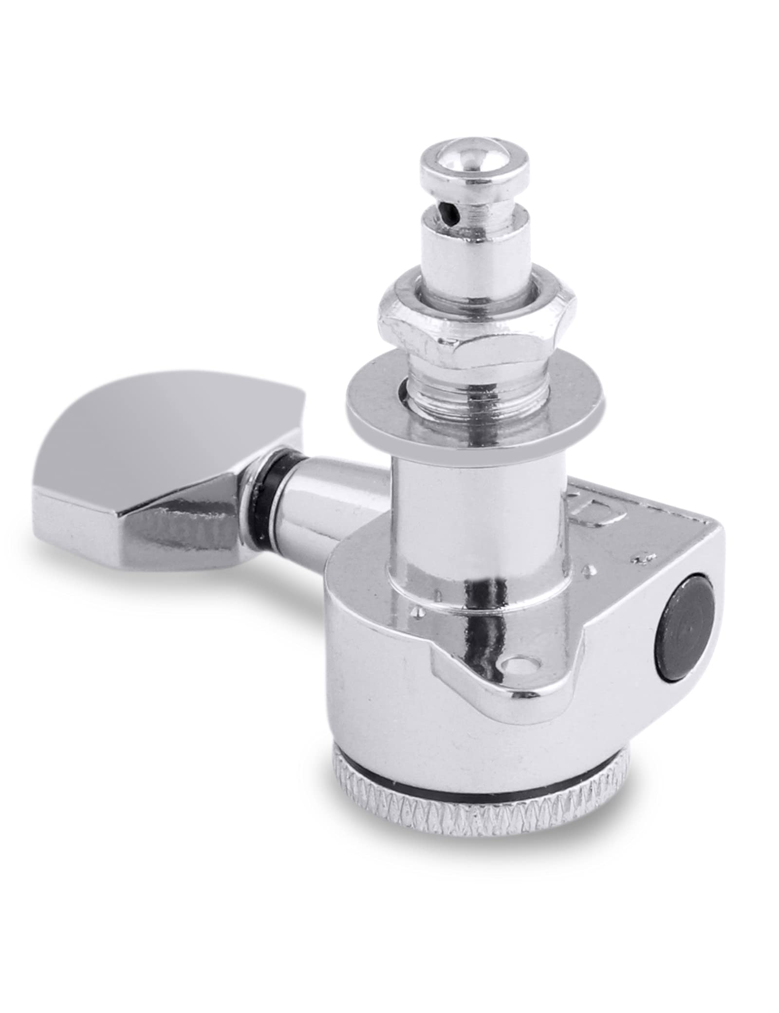 Rubatone Locking Guitar String Tuning Pegs Sealed Machine Heads Tuners Tuning Keys 6 In Line for Right Handed Electric Guitar or Acoustic Guitar Chrome.