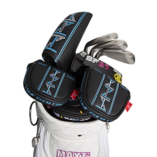 TZT Golf Club Head Covers - Mallet Putter Cover with 2 Sizes, Blade Putter Covers for Protect Scotty Cameron Putter Odyssey Taylormade Putter
