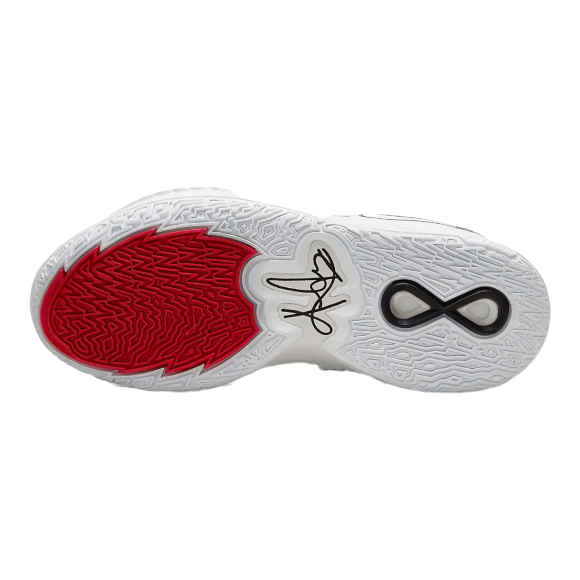 Nike mens Kyrie Infinity Basketball Shoe, White/Black/University Red/Photon Dust, 11