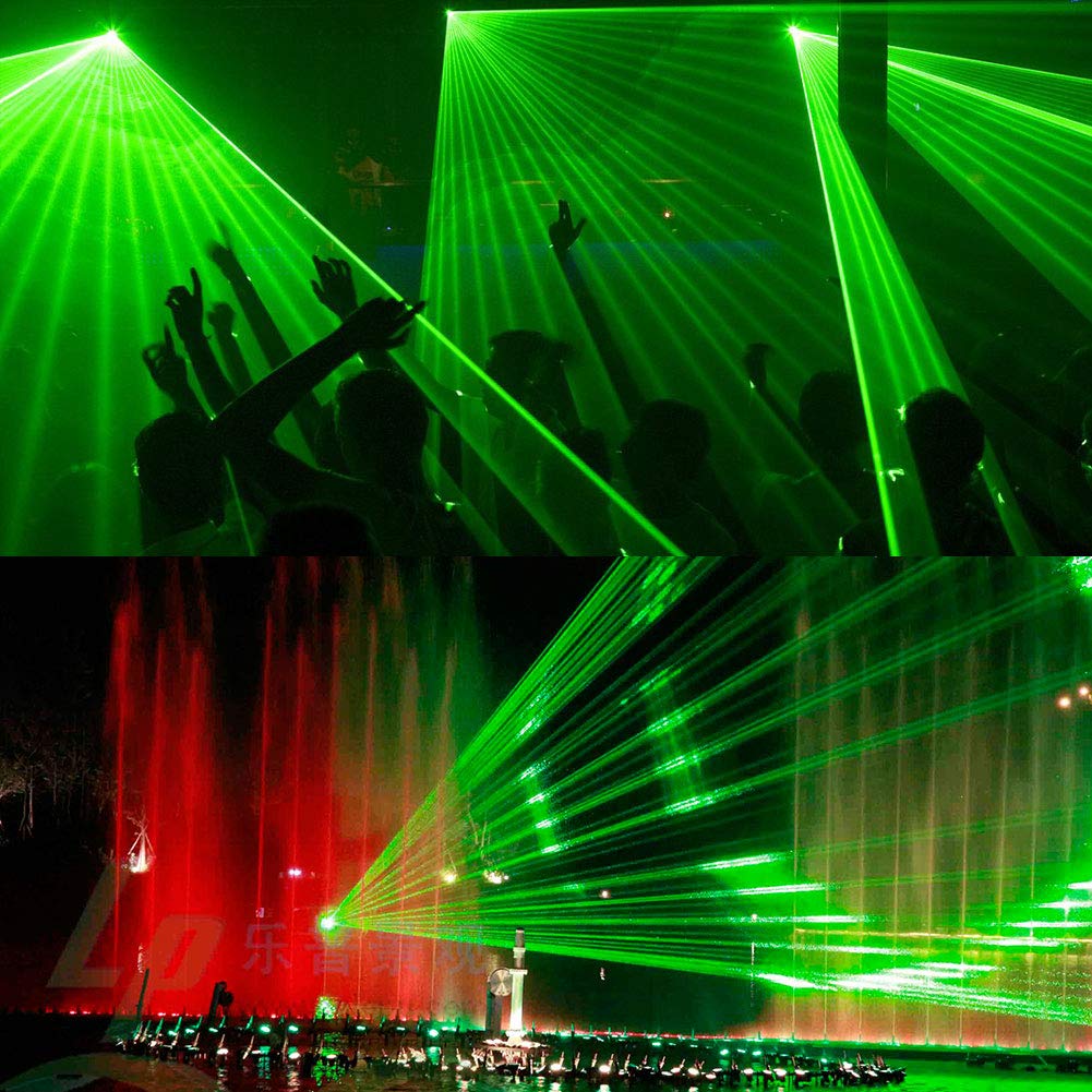 U`King DJ Disco Party Lights 3 Lens RGB Stage Lighting Strobe Light by Remote and Sound Activated Control for Parties Birthday Wedding Room KTV Bar Live Show