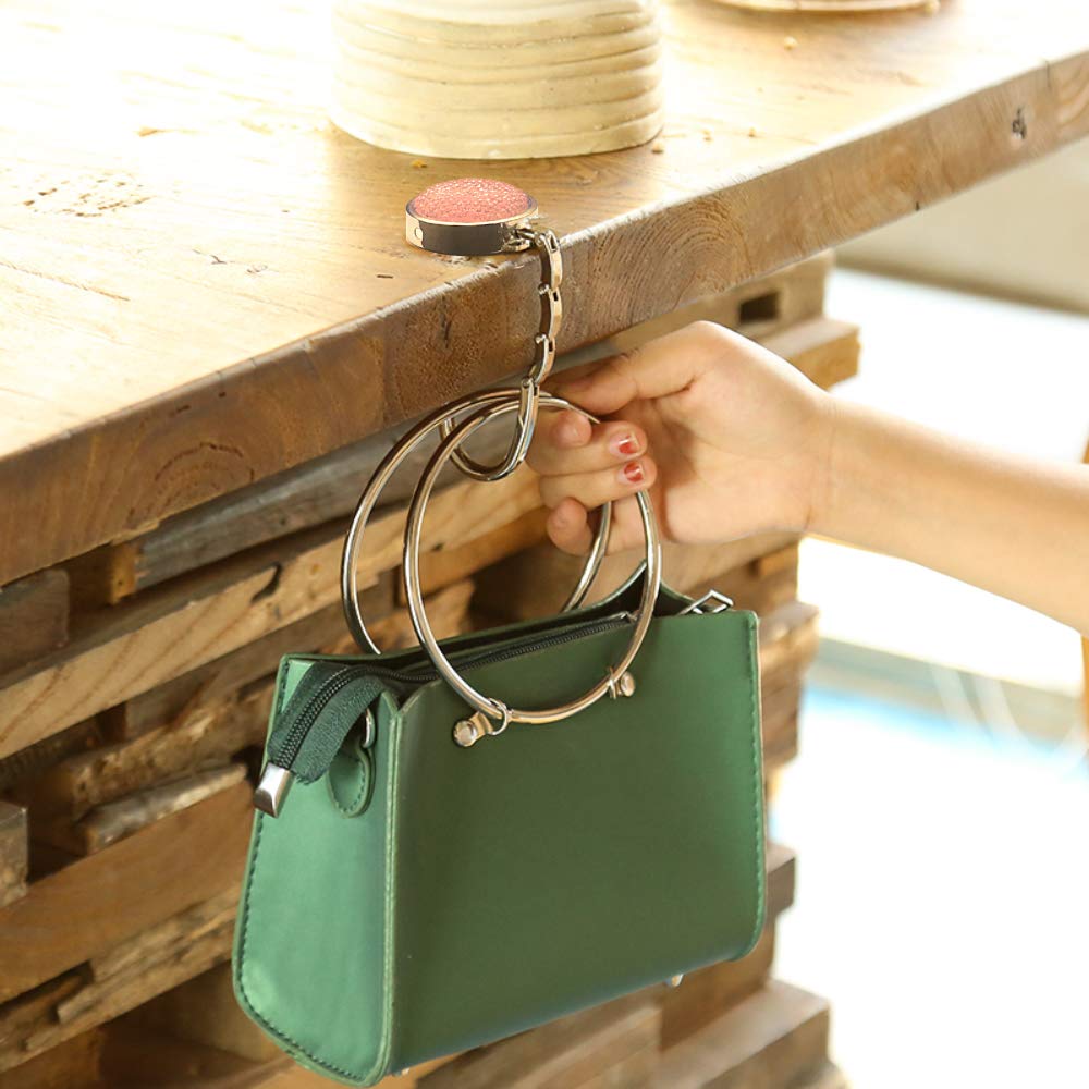 Milaloko Purse Hook Foldable - Folding Handbag Table Hanger-Bag Hanger Collection-Desk Hooks for Purse (H1)