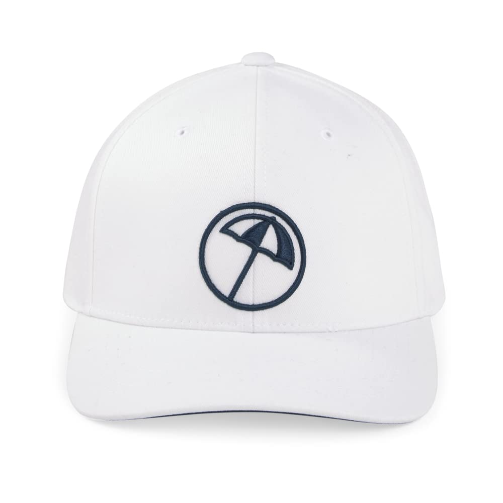 Puma Golf Men's Ap Circle Umbrella Hat, Bright White-Navy Blazer, One Size