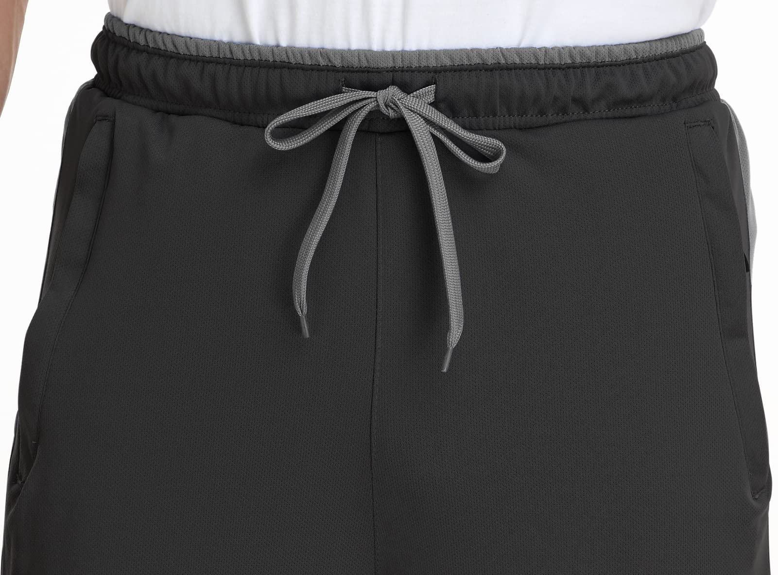 SPOSULEI Men's Summer Lightweight Pants Outdoor Breathable Athletic Workout Running Sports Sweatpants with Zipper Pockets Black