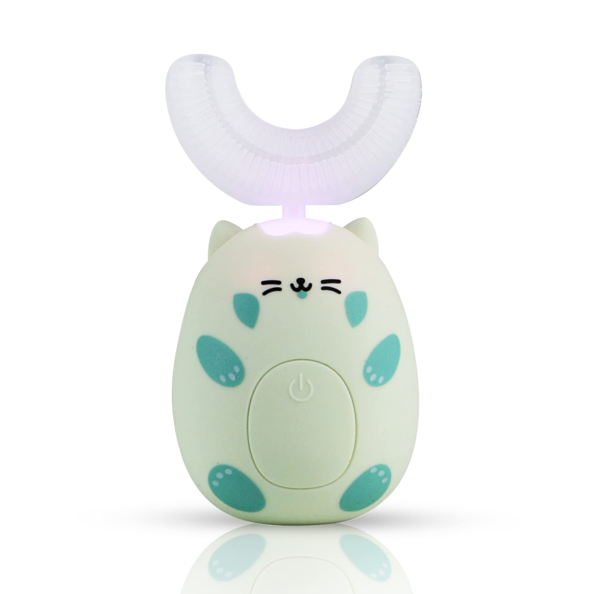 TRITUS: Kids Electric Toothbrush - Ultrasonic Toothbrush - Kids U Shaped Toothbrush - Includes 360º Waterproof Ultrasonic Toothbrush, USB Charging Cable and Bonus Kid Safe Toothpaste