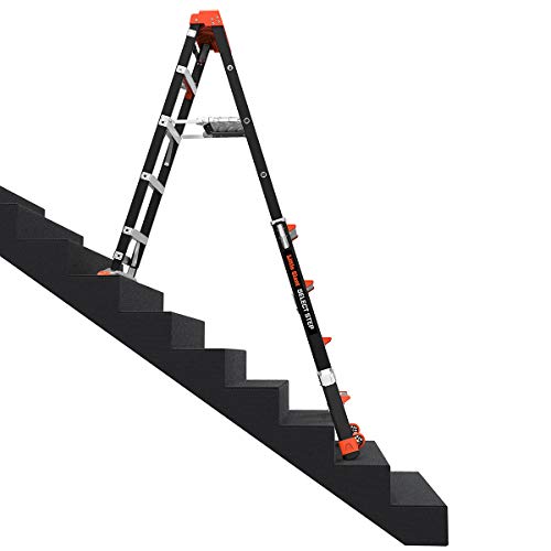 Little Giant Ladders, Select Step, 5-8 foot, Stepladder, Fiberglass, Type 1AA, 375 lbs weight rating, (15130-001)