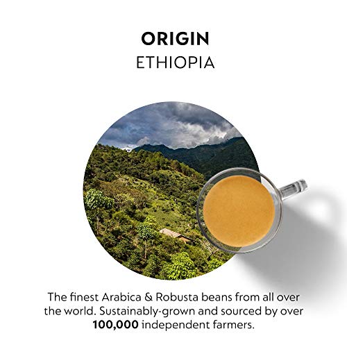 Nespresso Capsules OriginalLine, Ethiopia Master Origin ,Mild Roast Coffee, 50-Count Espresso Coffee Pods, Brews 1.35oz