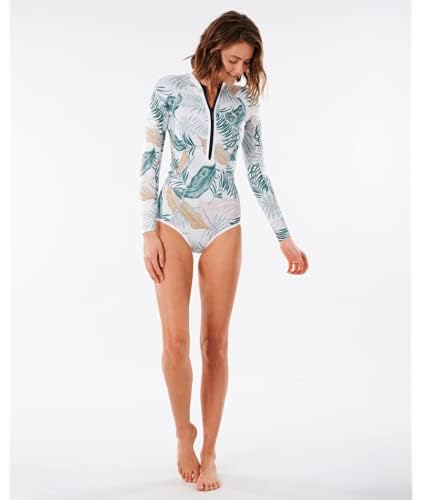 Rip Curl G-Bomb Hi Cut LS Womens Springsuit 1000-White 6