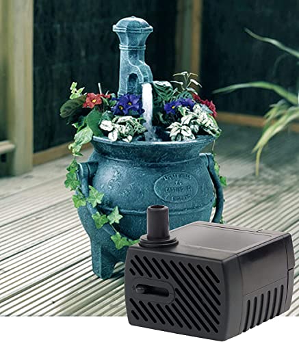 Little Giant PES-40-PW 115-Volt, 45 GPH Magnetic Drive Fountain Pump with 6-Ft. Cord, Black, 566713