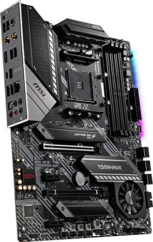 MSI MAG X570 TOMAHAWK WIFI Motherboard (AMD AM4, DDR4, PCIe 4.0, SATA 6Gb/s, M.2, USB 3.2 Gen 2, AC Wi-Fi 6, HDMI, ATX)